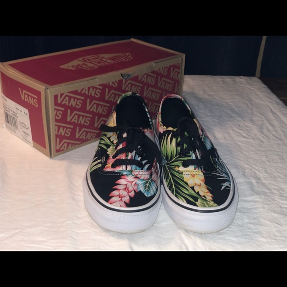 Vans | Shoes | Authentic Hawaiian Floral Vans | Poshmark